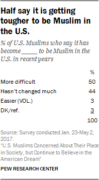 U.S. Muslims Concerned About Their Place in Society, but Continue to ...
