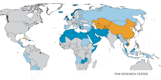 Most And Least Religious Countries