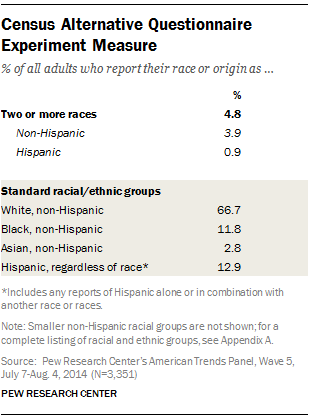Estimates of Multiracial Adults and Other Racial and Ethnic Groups ...