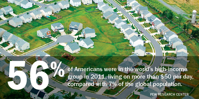 How Americans compare with the global middle class | Pew Research Center