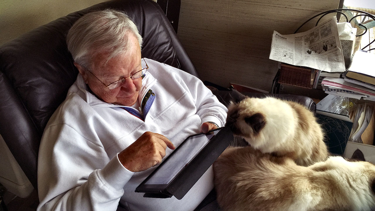 Older Americans are in front of screens more often than a decade ago ...