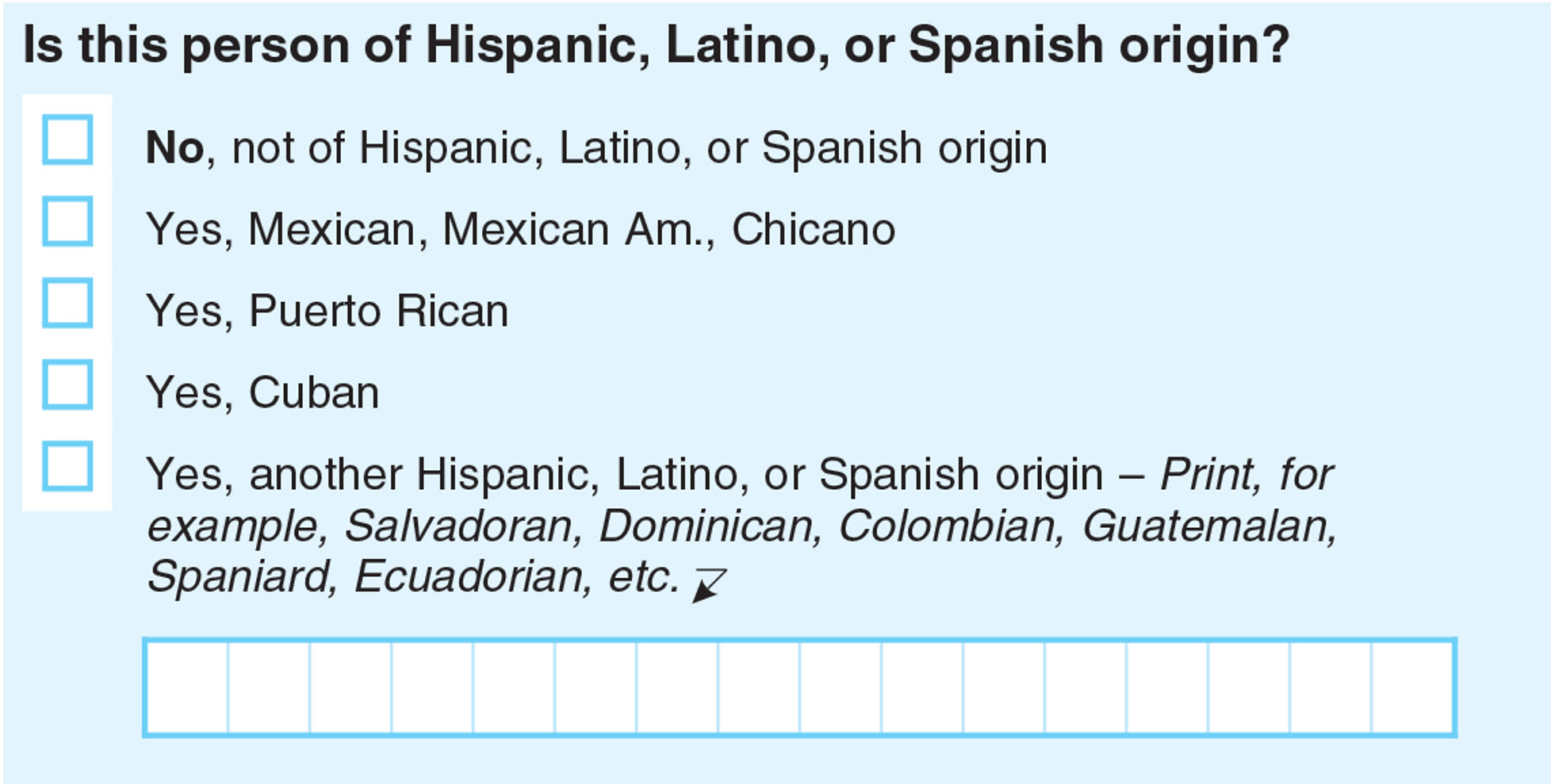 Qui est hispanique? / Pew Research Center | Rocket site