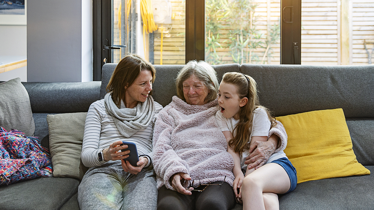 54% of Americans in their 40s have both an aging parent and own child ...