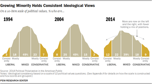 Political Polarization in the American Public