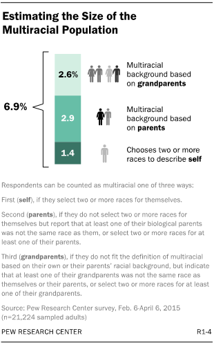 Multiracial in America: Proud, Diverse and Growing in Numbers