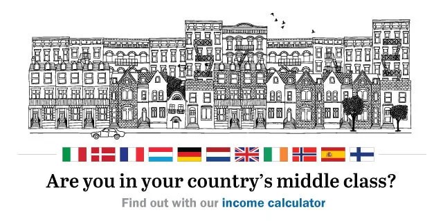Are you middle class in Western Europe? Try our income calculators