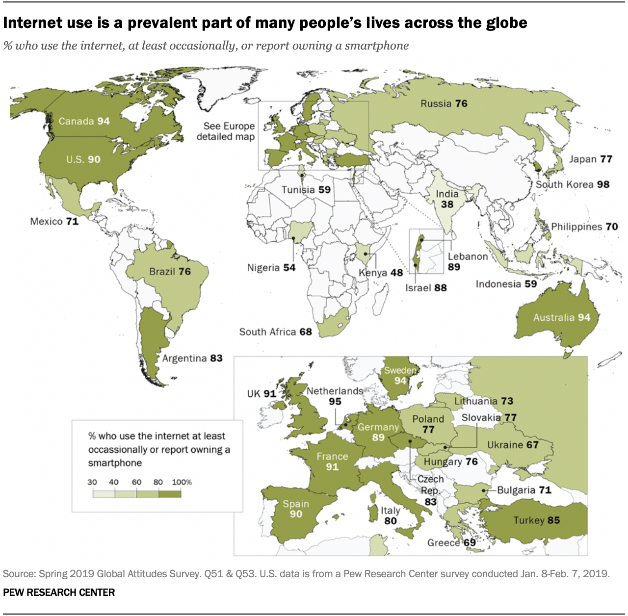 8 charts on internet use around the world as countries grapple with ...