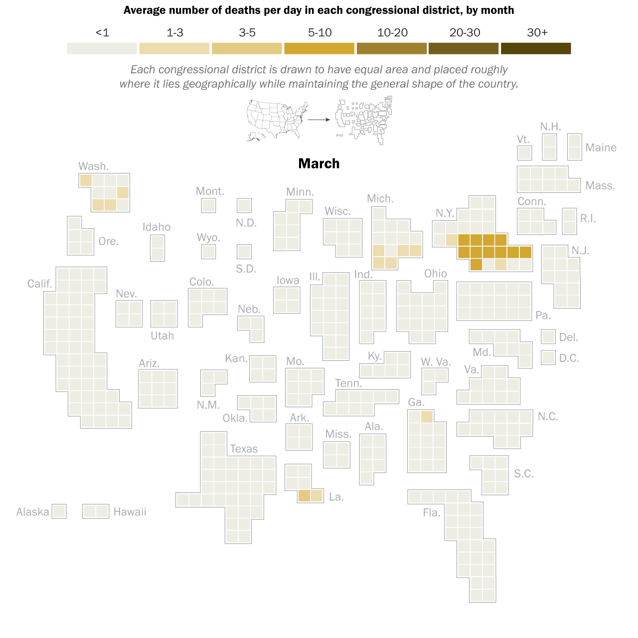 The Changing Geography of COVID-19 in the U.S. | Pew Research Center