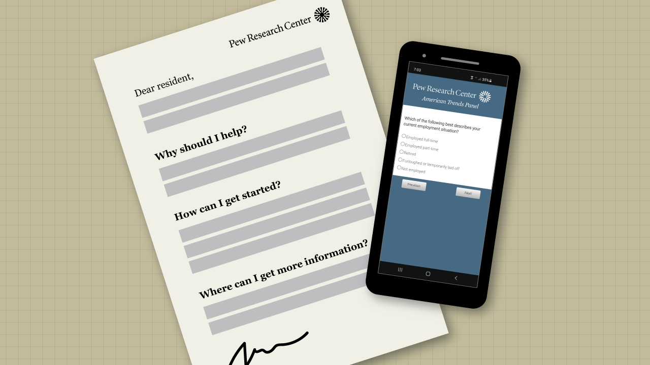 How do Americans take our surveys? | Pew Research Center