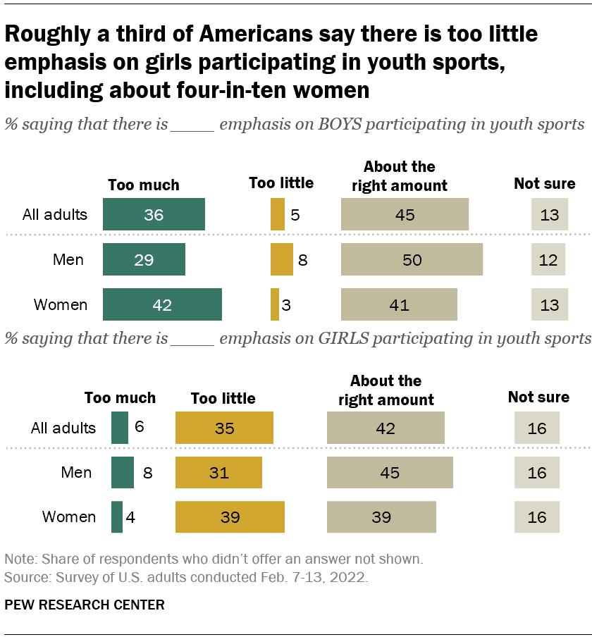 How Americans view Title IX, its effect on gender equality | Pew ...