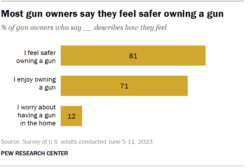 For Most U.S. Gun Owners, Protection Is the Main Reason They Own a Gun ...