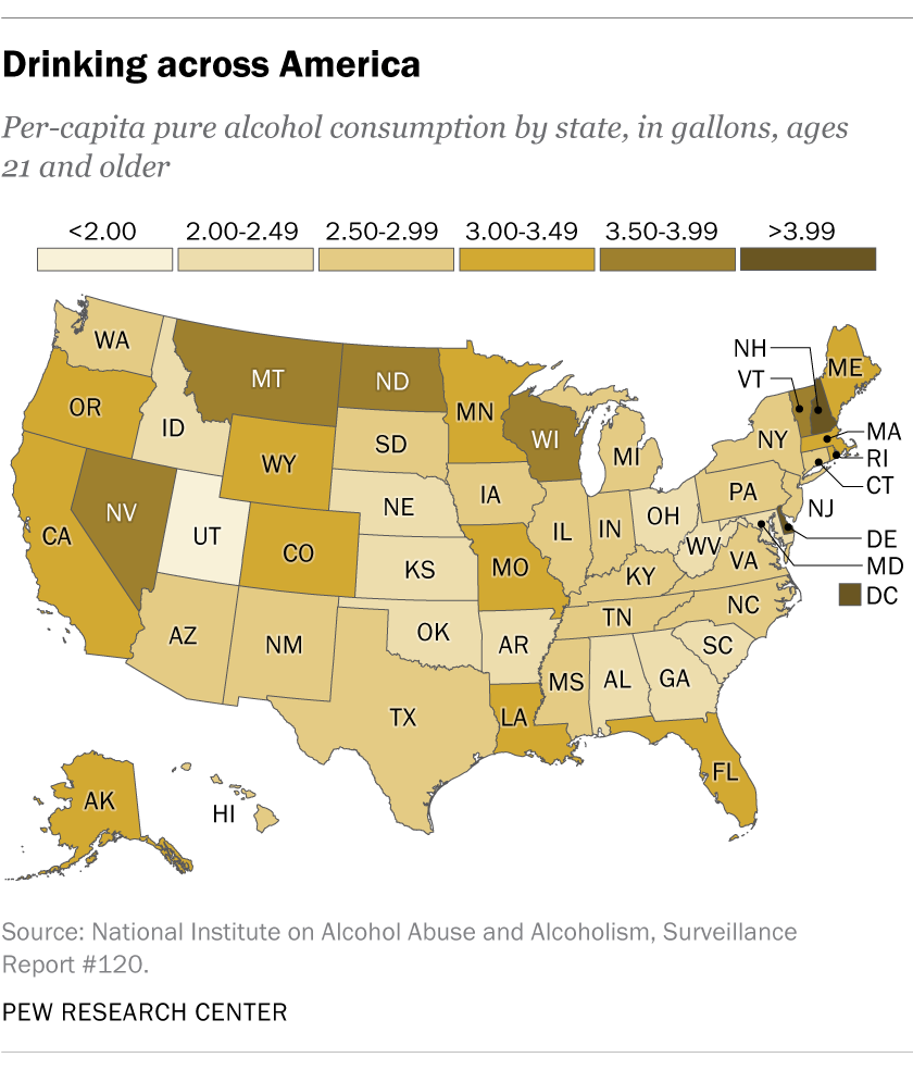 10 facts about Americans and alcohol as ‘Dry January’ begins | Pew ...