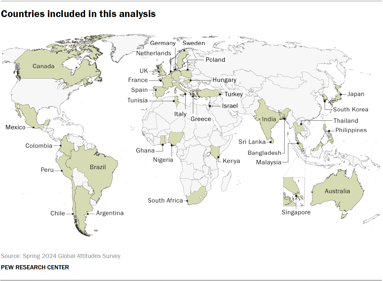 Across 34 countries, people mostly say the economy is bad in 2024 | Pew ...