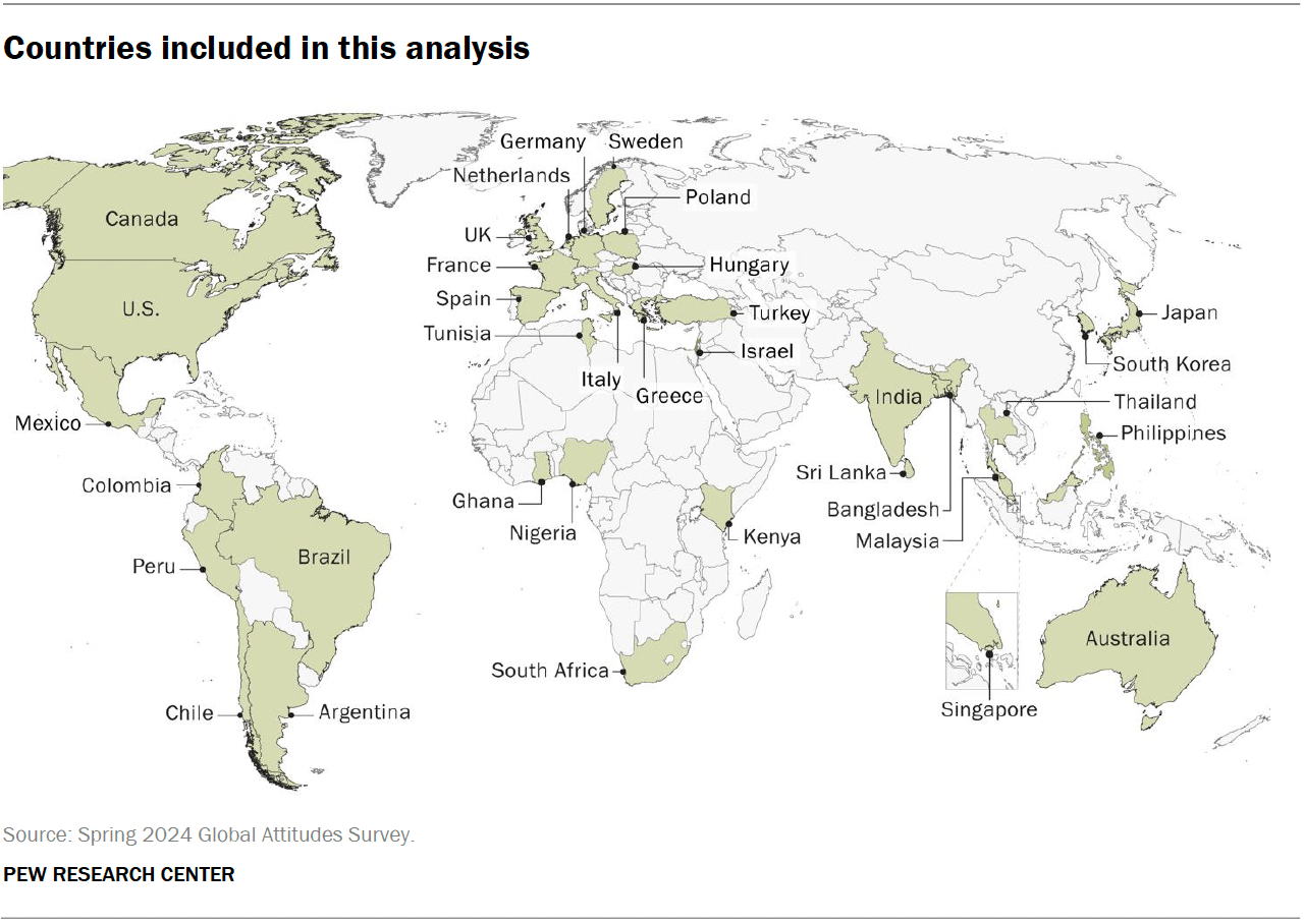 72% of Americans say the US used to be a good example of democracy, but ...