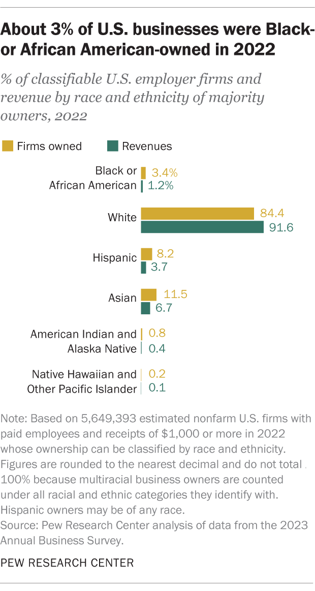 A look at Black-owned businesses in the US by sector, state and more ...